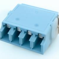 China Automatic Shutter Fiber Optic Connector Panel Mount Quad Shuttered ZR Sleeve L-com FOA-807-AQU Model for sale