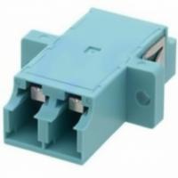 China CPLR Duplex Fiber Optic Connector Featuring Automatic Shutter Mechanism L-com FOA-805-AQU Flange Mount for sale