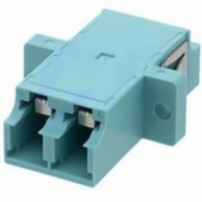 China CPLR Duplex Fiber Optic Connector Featuring Automatic Shutter Mechanism L-com FOA-805-AQU Flange Mount for sale