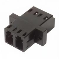 China fiber optic LC adapter with ceramic sleeve and black PVC housing L-com FOA-801 individually packaged per L-COM specs for sale