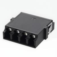 China CPLR Quad Shuttered Fiber Optic Projection Component L-com FOA-807-BLK with ZR Sleeve and Automatic Shutter for sale