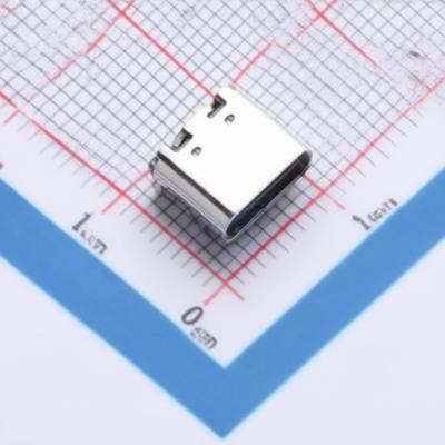 China Gold Plated Type C Female Connector LCKELEC LCK TCF831 L735YL G1 Durable Electrical Performance for sale