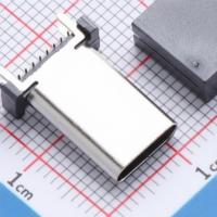 China Type C Female Header Connector LCKELEC LCK-TCF829-L150YL-G1 Featuring SUS304 Housing and Gold Plated Terminals for sale