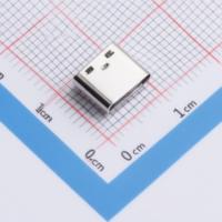 China Electronic Type C Female Connector LCKELEC LCK TCF825 L735YL G1 with Pillar and 1U Plating Specification for sale