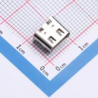 China LCKELEC LCK TCF826M L735YL G12 Type C Female Connector 735mm Shell Length White Color with Reel Packaging for sale