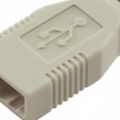 China Light Gray PVC Hood for USB 2.0 A Connector L-com USBHD2.0-A RoHS Compliant Protective Cover for sale