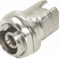 China 3/8 Inch Diameter FC-FC Simplex Fiber Optic Adapter L-com FOA-033A Designed for Secure Panel Mounting for sale