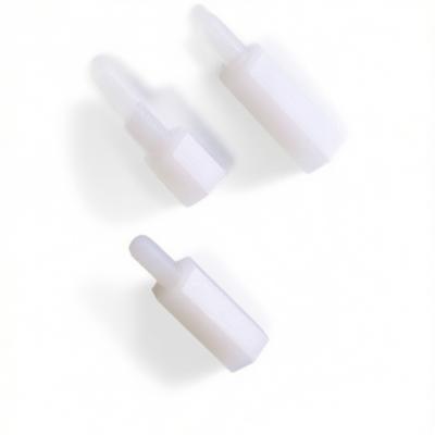 China Durable Nylon 66 Hexagonal Standoffs for PCB Mounting Featuring Flame Retardant Properties KSS HTS-413 Model for sale