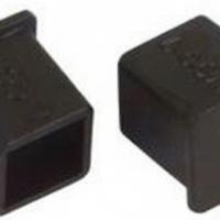 China USB B 2 0 Plug with PVC Material and Black Color L com CVRUSB B RoHS Compliant Packaged in 10 Pieces for sale