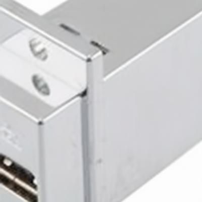 China Shielded USB 3 0 Panel Mount Adapter with Hi Retention L-com ECF504-30-UABS-HR Nickel Plated Housing for sale