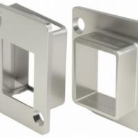 China Nickel plated zinc alloy flange mount adapter L-com ECF-XLR-10 designed for telecom modular XLR style for sale