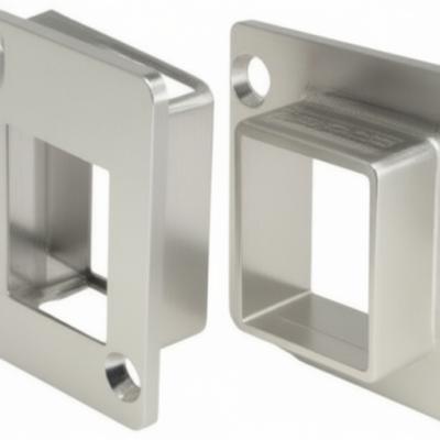 China Nickel plated zinc alloy flange mount adapter L-com ECF-XLR-10 designed for telecom modular XLR style for sale