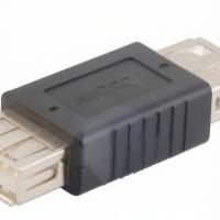 China Durable USB 2.0 Type A to Type A Adapter L-com U2C00049 with Molded PVC Hood and 360 Foil Shielding for sale