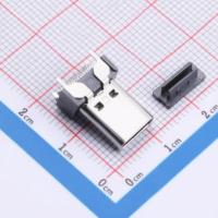 China Type C Connector Male Female Configurations Custom Shell Length Plating LCKELEC LCK TCF922 L150WL G1 for sale