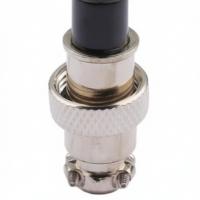 China Zinc alloy nickel plated housing and brass silver plated contacts in LICQ AD MT GX12 302 NYA connector for sale