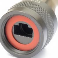 China IP68 rated telecom modular plug with sealing surface and keying feature L-com ECRA0213UB0 fits cable sizes 271 to 330 inches for sale