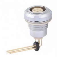 China Double fixed socket LICQ RECG1B104CSV with PP6 or PEE housing and gold plated copper alloy conductor for sale