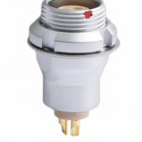 China Electrical Connector LICQ R.EEG.0B.103.CSL 0B Series Straight Plug with Chrome Plated Metal Parts for sale