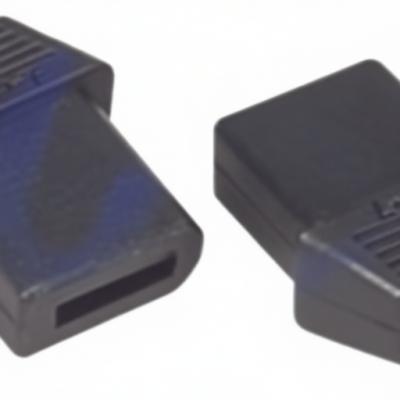China Durable dust cap for 1394 Type 1 USB jacks made of black ABS material L-com CAP1394-6P ROHS compliant for sale