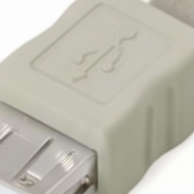 China Series B to Series A USB 2.0 Adapter L-com UAD011FM with Nickel Shell and Gold Over Nickel Contacts for sale