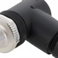 China L com M12FT8AM90 M12 8 Pin Male A Code Connector Unscreened 90 Degree Screw Terminal IP67 Protection for sale