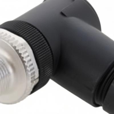 China L com M12FT8AM90 M12 8 Pin Male A Code Connector Unscreened 90 Degree Screw Terminal IP67 Protection for sale