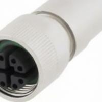 China L com M128XF MLD M12 8 Pin X Code Female Connector with Viton O Ring and RoHS Compliant Construction for sale