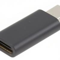 China USB Micro B to Mini M Adapter L-com CAU2MICBMINIAD-FM with Aluminum Alloy Shell and Gold Flash Pin Plating for sale