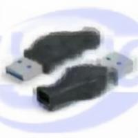 China Gold Plated USB 3 0 Series C Receptacle to USB 3 0 Series A Plug Adapter with Connectivity L com UAD31AMCF for sale