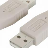 China 6 Pin Female Mini DIN to USB A Male Connector Adapter L-com UAD018MF with PBT Insulator and PVC Hood for sale