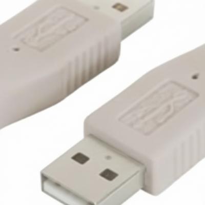 China 6 Pin Female Mini DIN to USB A Male Connector Adapter L-com UAD018MF with PBT Insulator and PVC Hood for sale