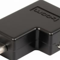 China Black ABS Plastic USB Male to Female Micro B5 Adapter Assembly L-com UAD2.0MICB-2 RoHS Compliant USB Connectivity for sale