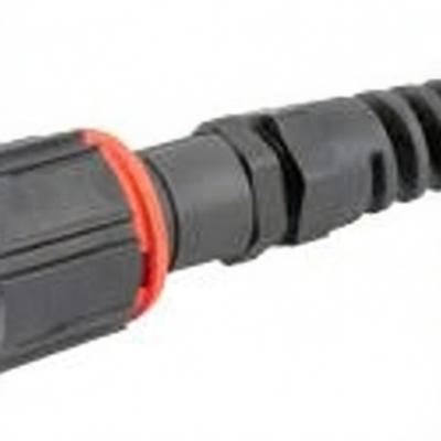 China Durable MPO Female Connector L-com FOC-IPMF1S-L60N IP68 Rated for Fiber Optic Cable Jackets 45 to 62 Millimeters Diameter for sale
