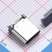 China Type C Connector Female TCF with Pick Up Cover Reel Packaging LCKELEC LCK-TCF921-L100YL-G1 Pin Option for sale