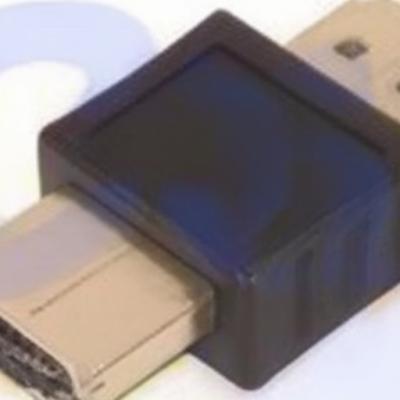 China Inline HDMI male to male adapter featuring L-com AHDMM with 2x HDMI 19 pin connectors black PVC overmold for sale