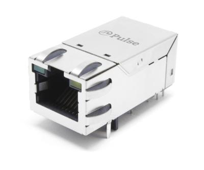 China RJ45 Connector Pulse JK00177NL Supporting 2 Pair and 4 Pair PoE Plus for Gigabit Ethernet Connections for sale