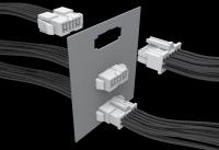 China Panel mount cable assembly Samtec T1M74-L-02-F with gold flash plating and PVC or Teflon cable options for sale