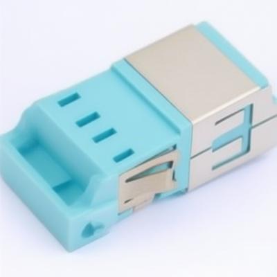 China Side spring shutter fiber optic coupler LC LC duplex translucent high density panel mount L-com FOA-812-AQU for sale