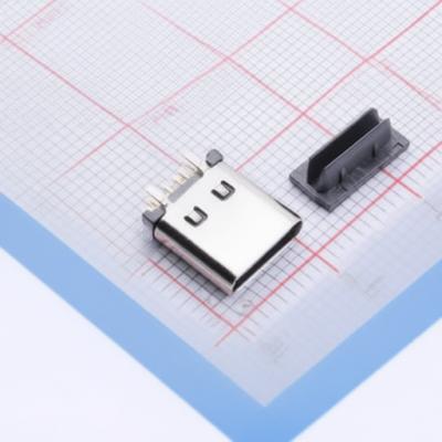China Durable Type C Connector LCKELEC LCK-TCF702C-L100WL-G1 with Gold Plated Contacts and SUS304 Housing for sale