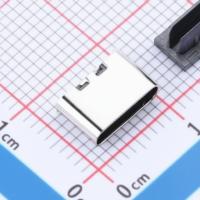 China LCKELEC LCK-TCF304B-L56WL-G1 Type C Female Connector Featuring 5.1mm Height and Post for Performance for sale