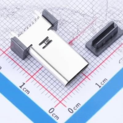 China Type C Connector LCKELEC LCK-TCF829-L175YL-G1 Female TCF Durable SUS304 Housing Gold Flash Soldering for sale