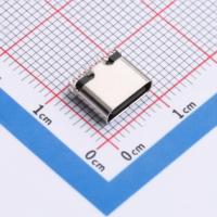 China Type C Female Header Connector LCKELEC LCK-TCF821-L65WL-G1 with Column Housing Length 65mm for sale