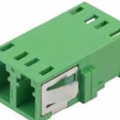 China Fiber Optic Economy Coupler Duplex LC APC Connector Plastic Body PEI Clip L-com FOA-LASM2-PC0N-SCF for sale