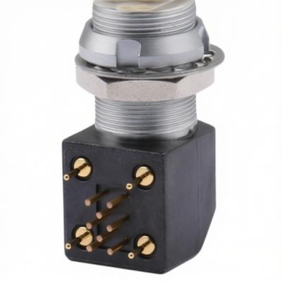 China Electrical Strength Rated Right Angle Socket LICQ BR.EXG.1B.108.HSN Suitable for Robust Applications for sale