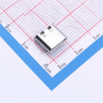 China Type C Female Header Connector 735mm Electroplating 1U Reel Packaging LCKELEC LCK TCF802 L735YL G1 for sale