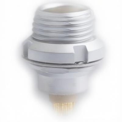 China industrial connector LICQ R.EEG.1B.10.CSL 1B front fixed socket with corrosion resistant gold plated conductors for sale