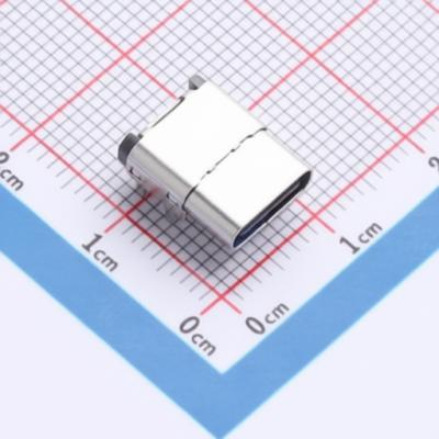 China Reel Packaged Type C Female Header Connector LCKELEC LCK-TCF920L115YL-G1 with Post 11.5mm Shell Length for sale