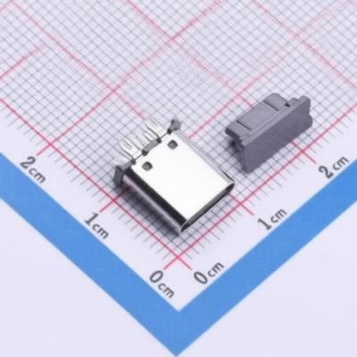 China Type C Connector LCKELEC LCK-TCF702B-L100WL-G1 with Copper Alloy Ground Bar and Multiple Packaging Options for sale