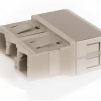 China Fiber Optic Coupler L-com FOA-817-BGE Beige LC LC Quad Vertical Spring High Density Component for sale