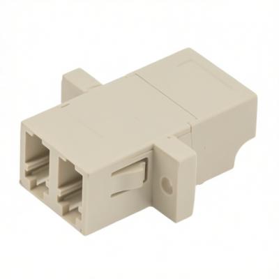 China multimode fiber optic coupler L-com FOA-974 with SC footprint flange LC duplex connectors and dust caps for sale